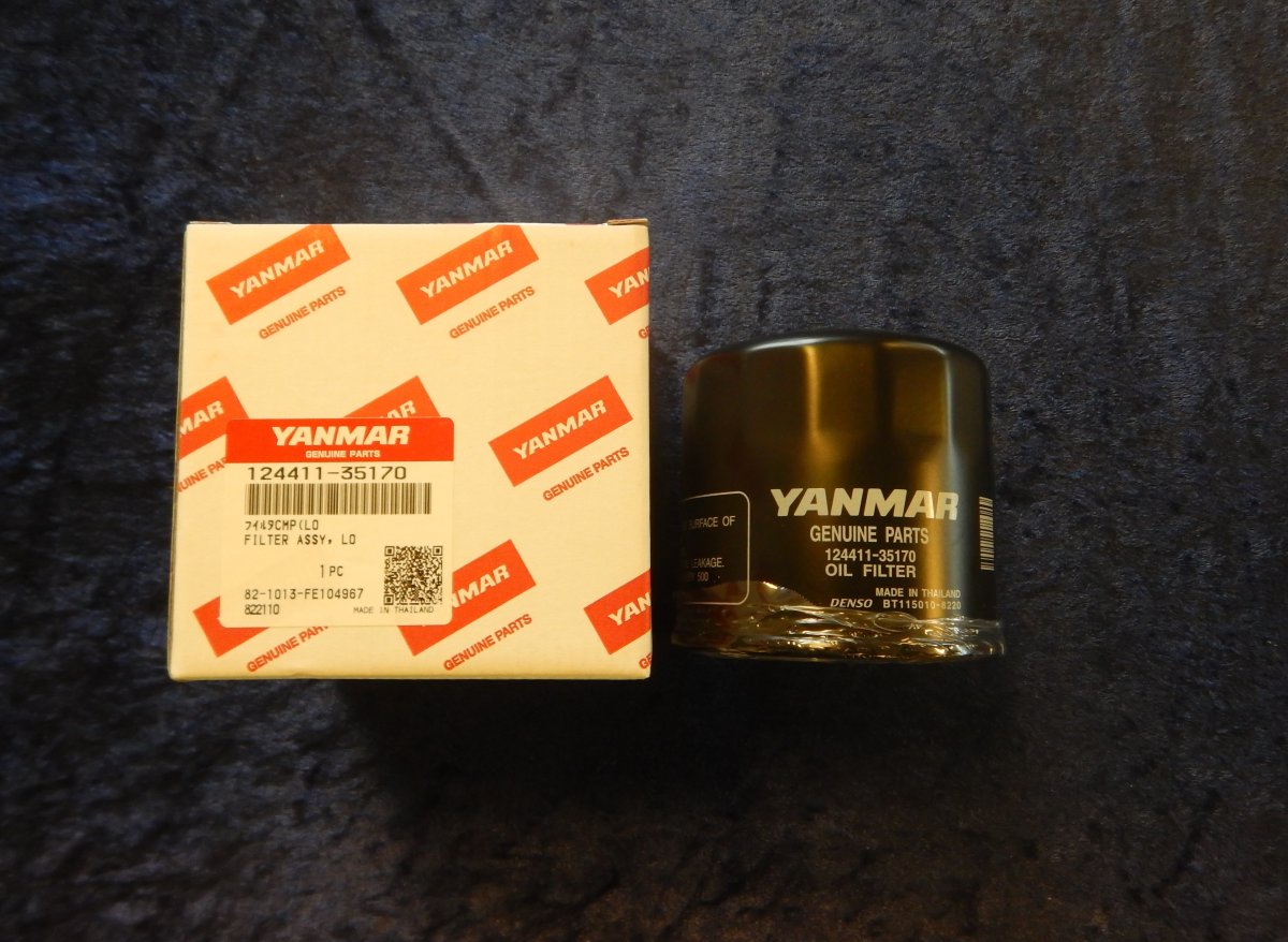 124411-35170 Yanmar olie filter 8LV